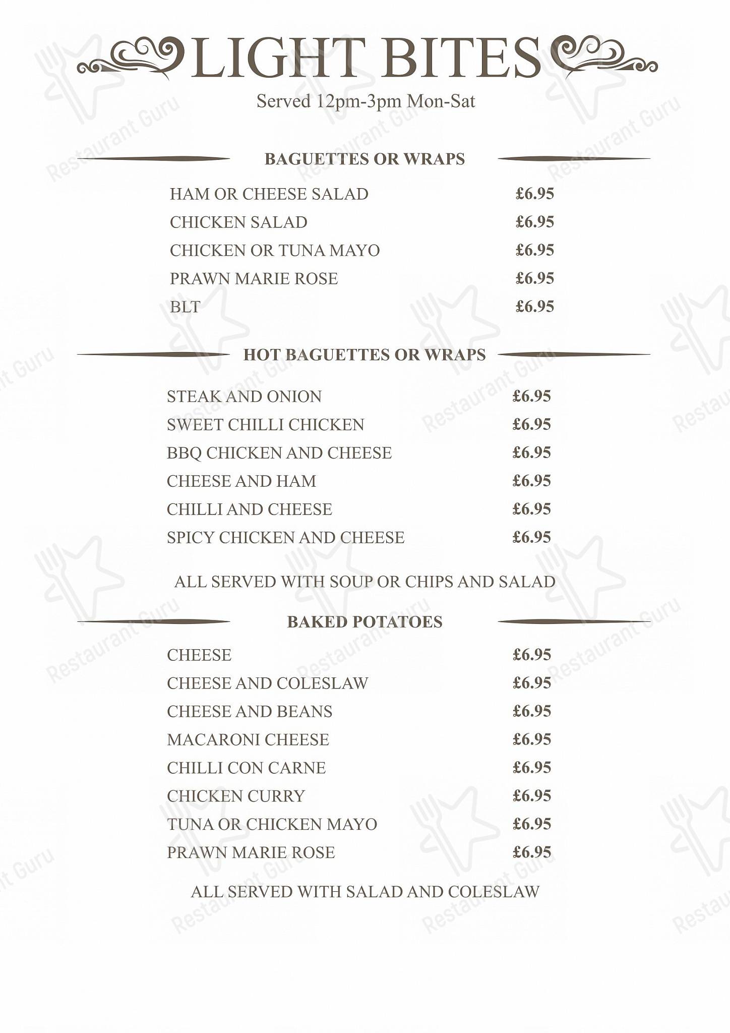 Menu at Royal Oak Alloa pub & bar, Alloa