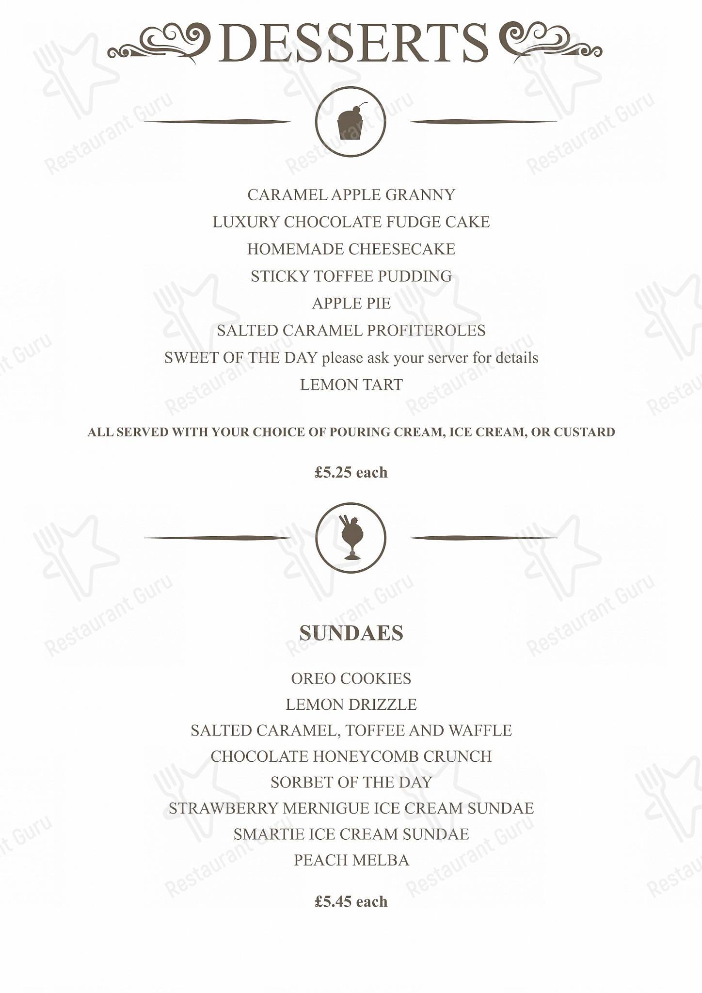 Menu at Royal Oak Alloa pub & bar, Alloa