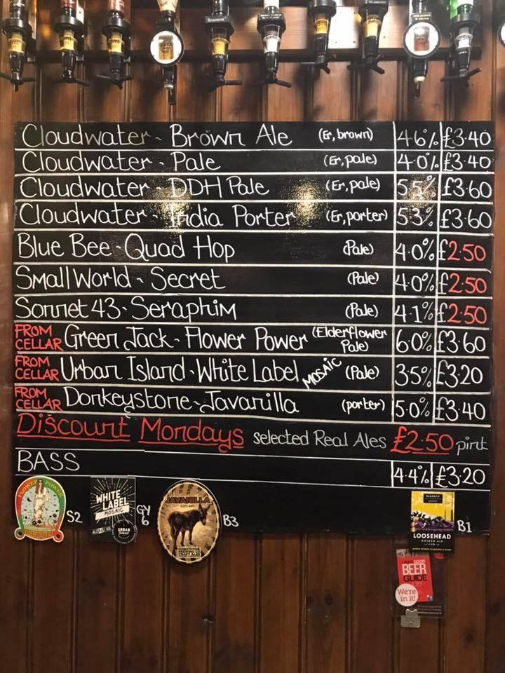 Menu at The Smithfield pub & bar, Derby