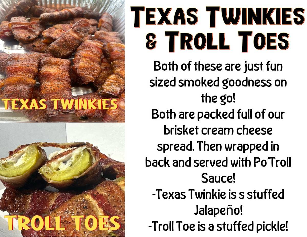 Menu at The Smoking Troll’s Roadside BBQ & Catering, Hubbard Lake