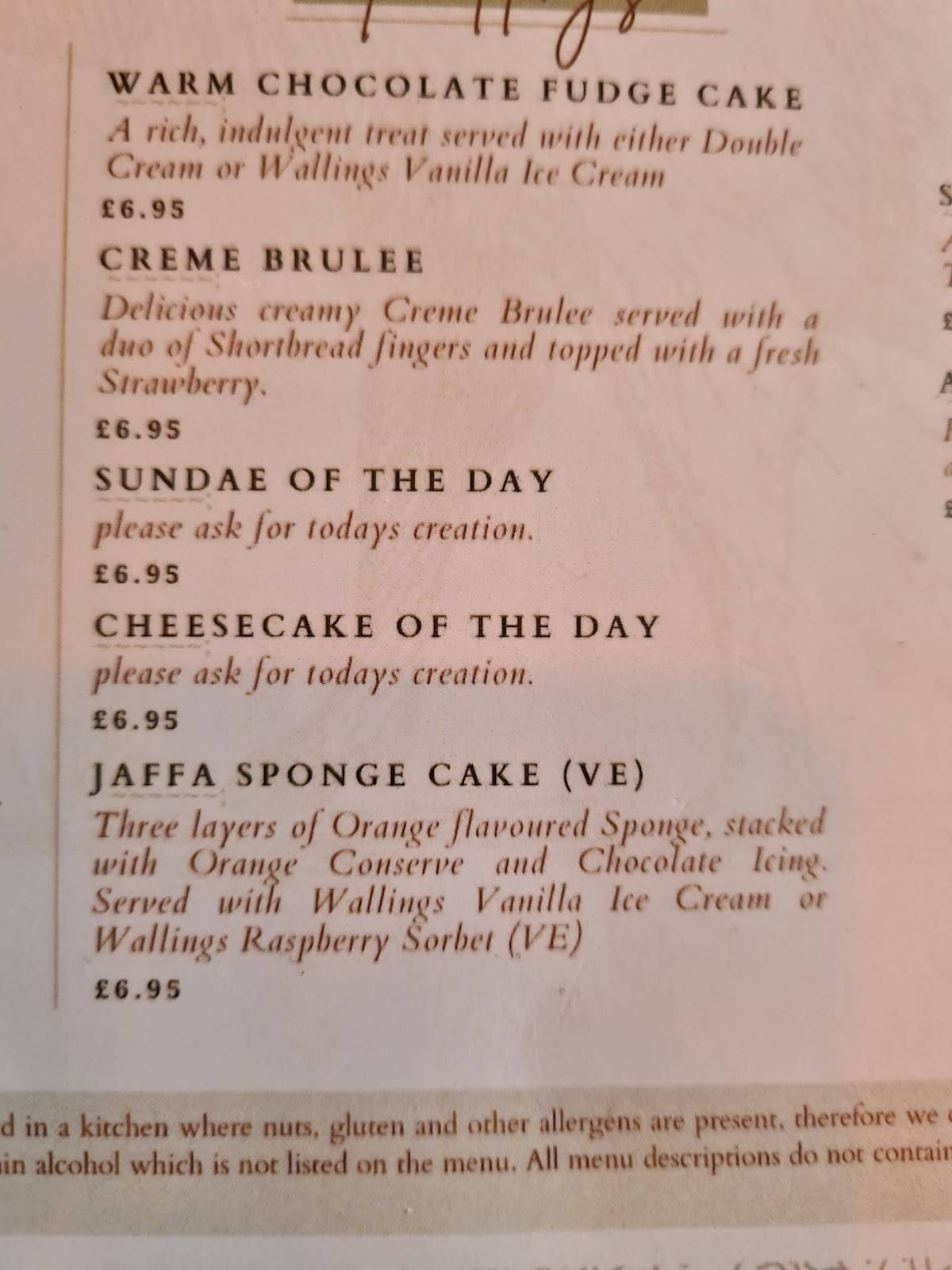 Menu at The Stags Head Preston pub & bar, Preston