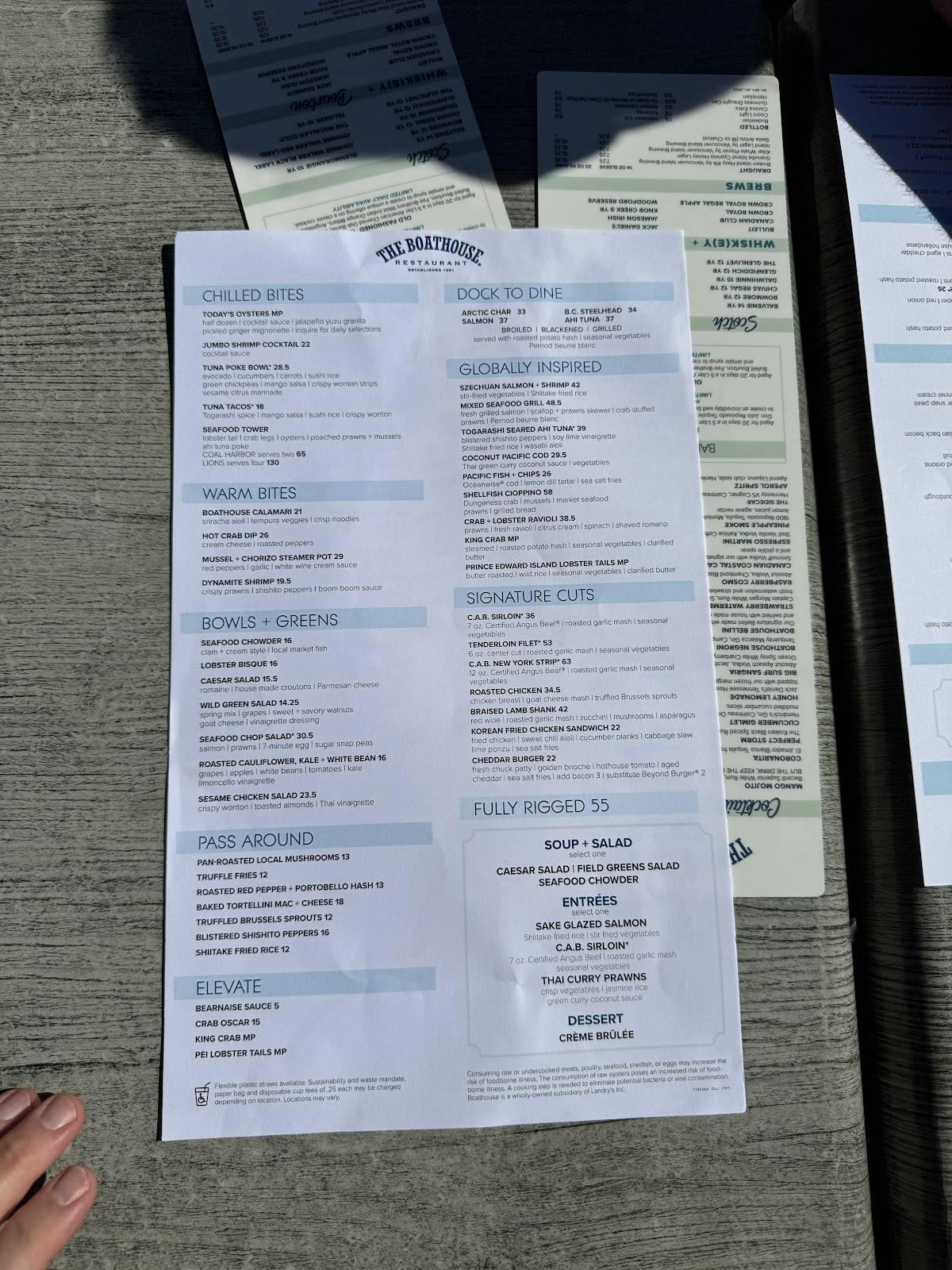 Menu at The Surfside Grill Fresh Oysters & Free Sunsets restaurant ...