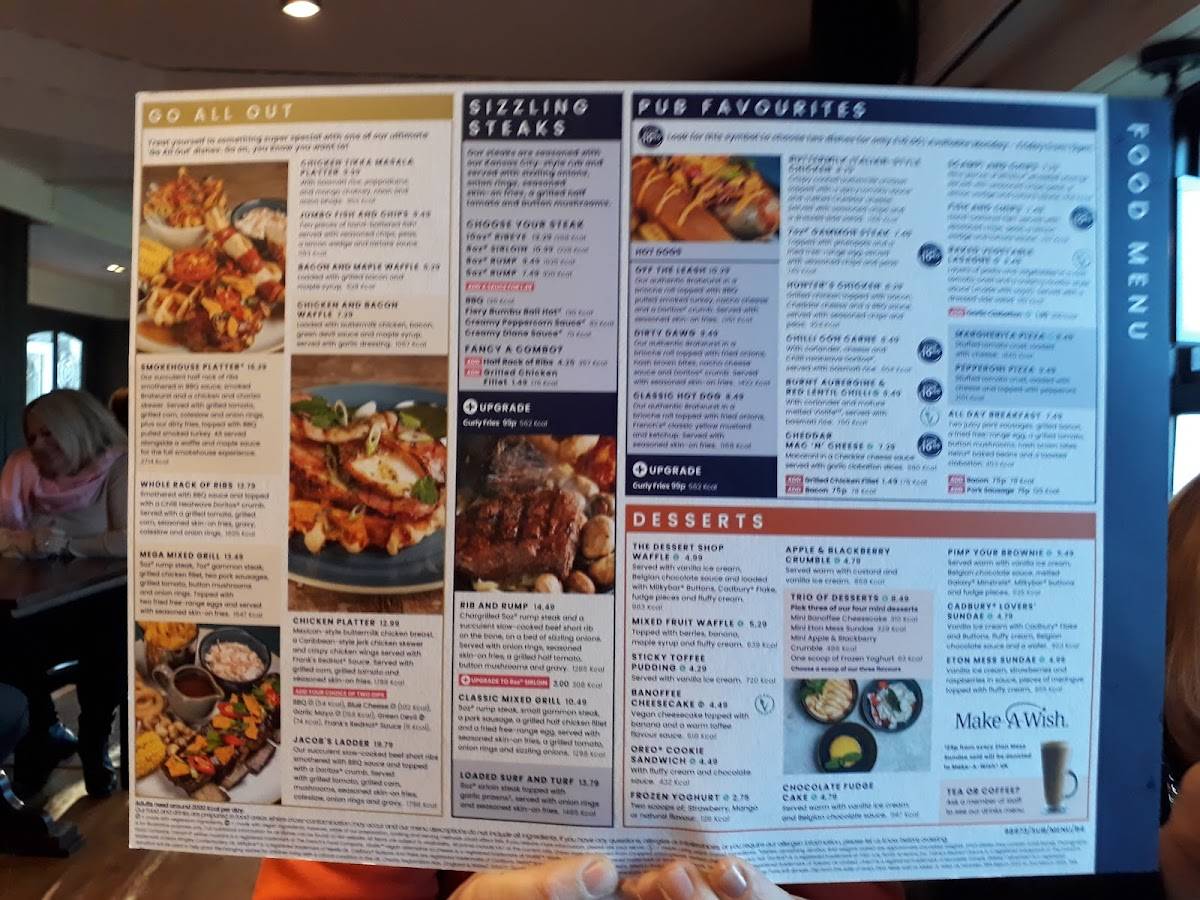 Menu at The Two Brothers pub & bar, Southampton