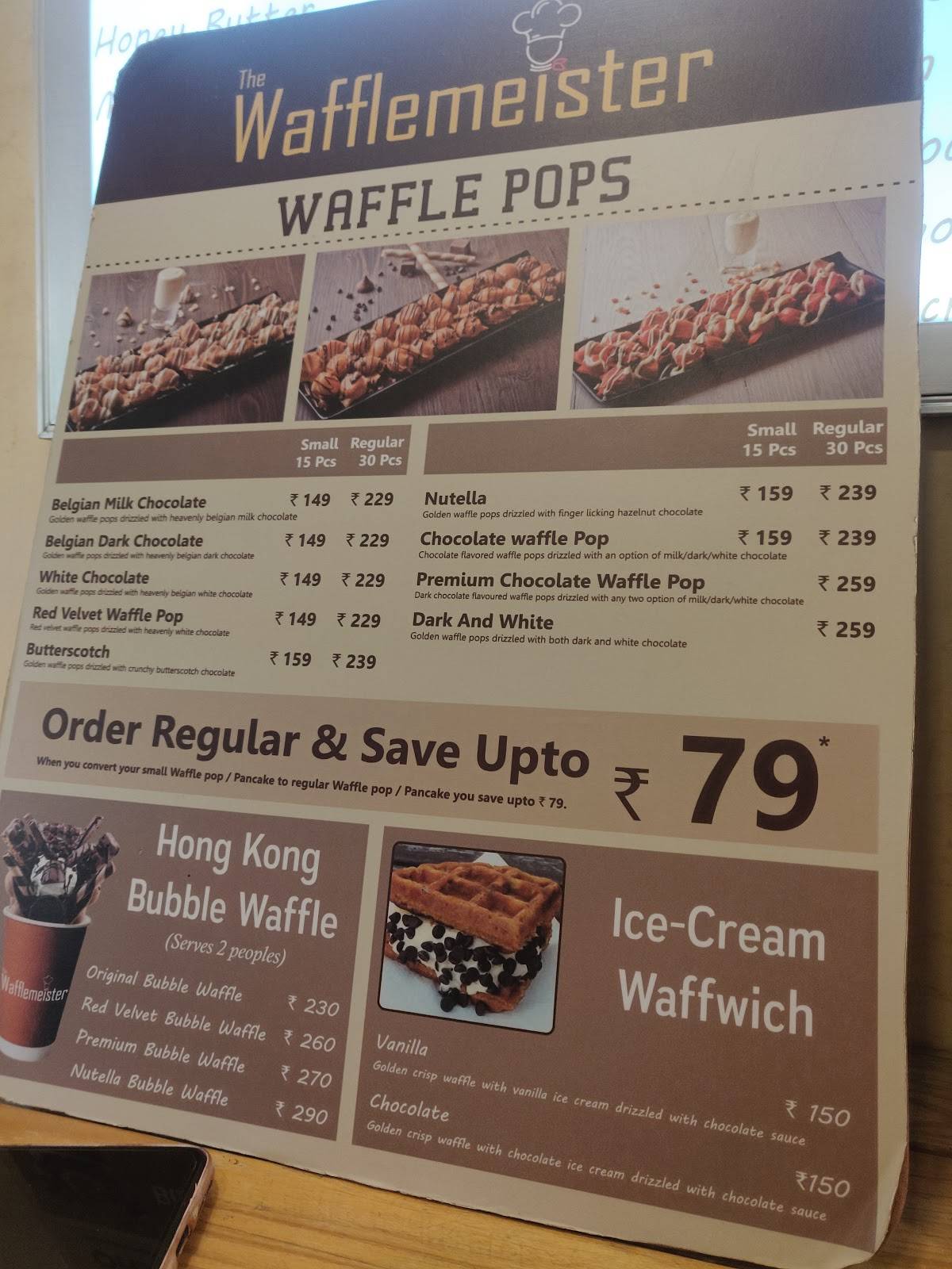 Menu at The Wafflemeister, Mira Bhayandar, Shop 26