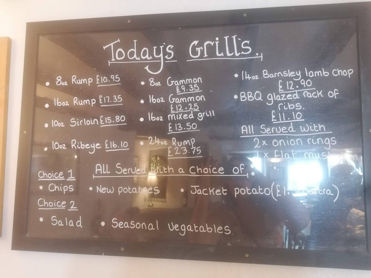 Menu at The Wheel & Compass pub & bar, England