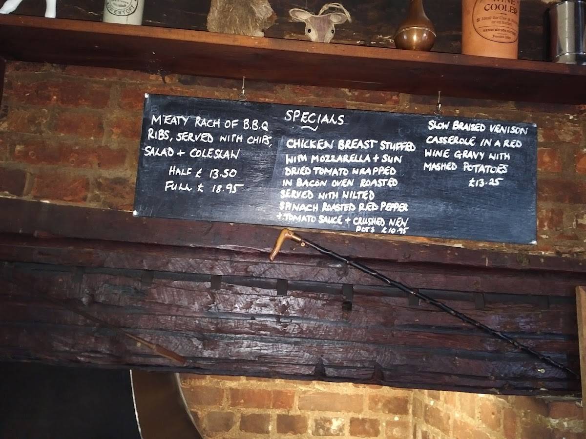 Menu at The White Horse Inn pub & bar, Framlingham