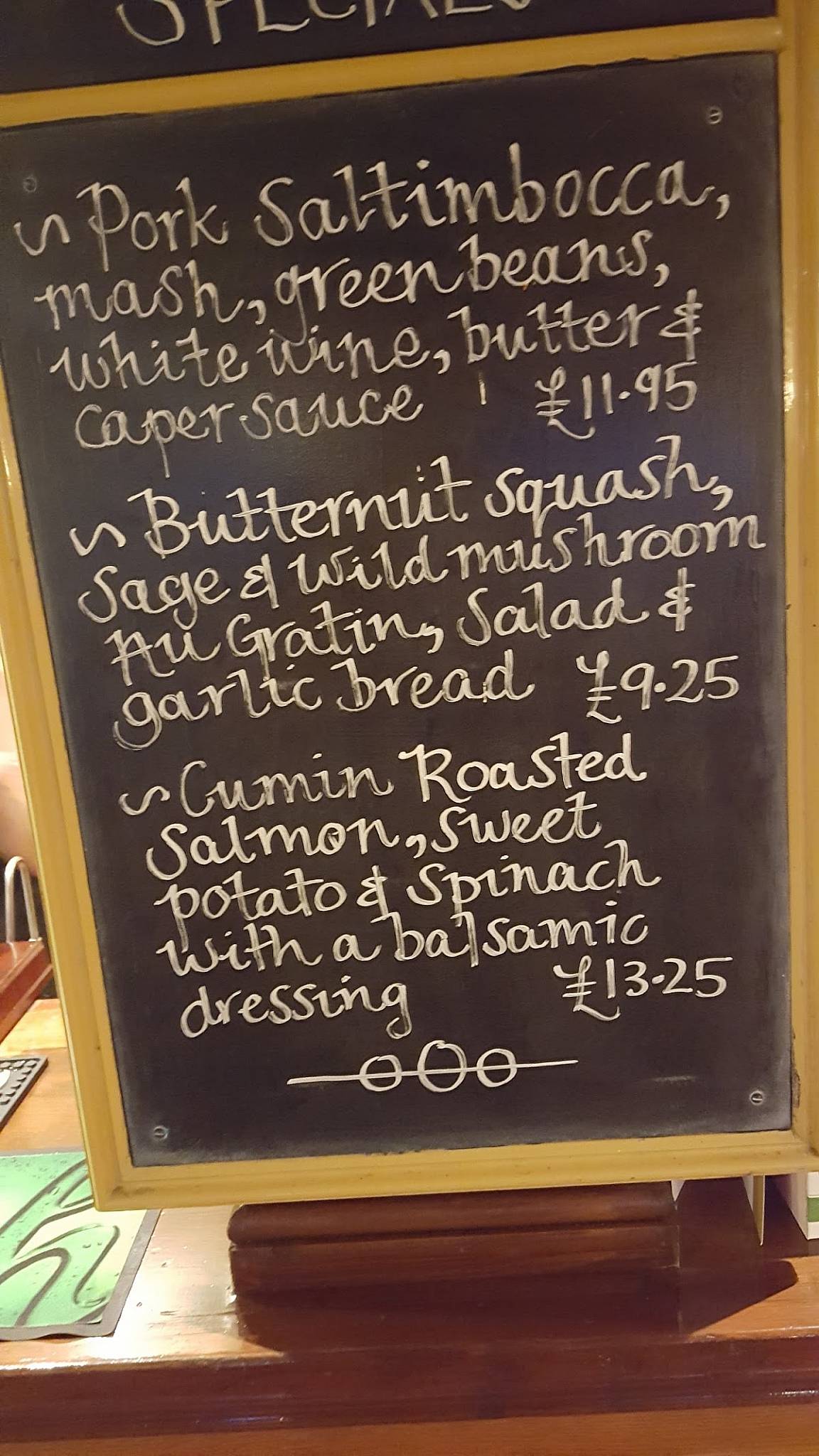 Menu at The Windsor Castle pub & bar, Weston-super-Mare