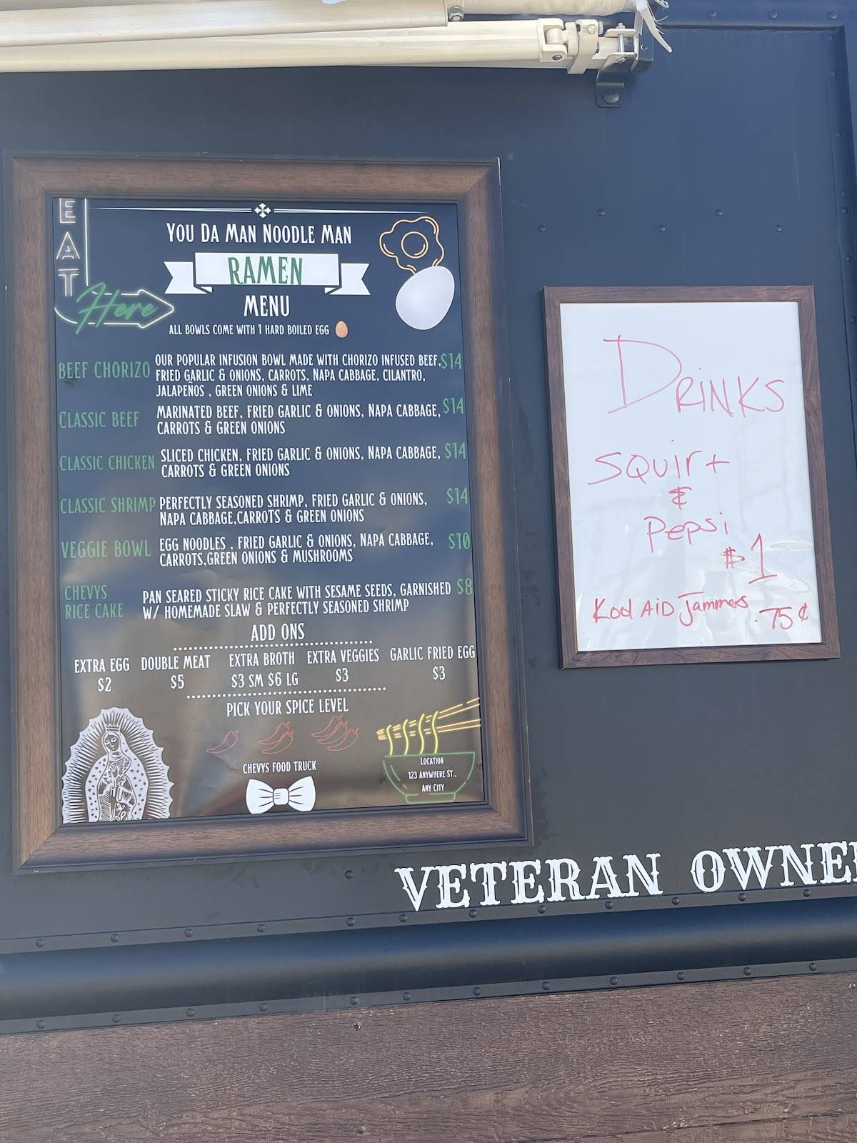 Menu at The Yard: Food Truck Plaza @ Santa Fe Market Trail restaurant ...