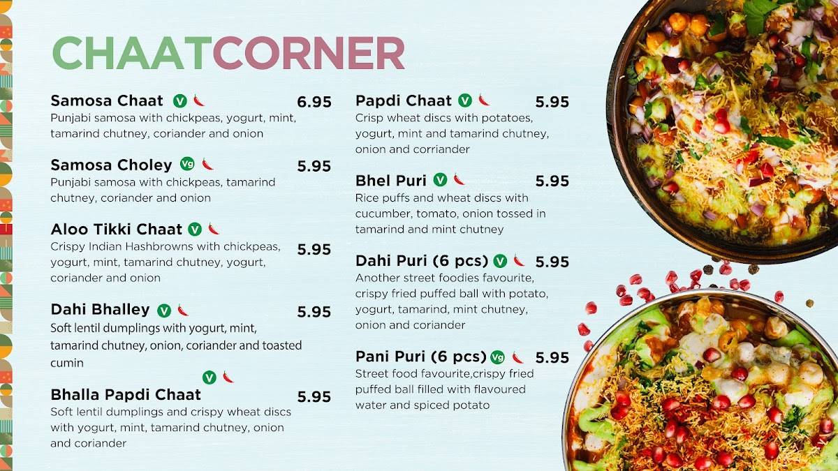 Carta del restaurante Tikka Nation Express, Luton