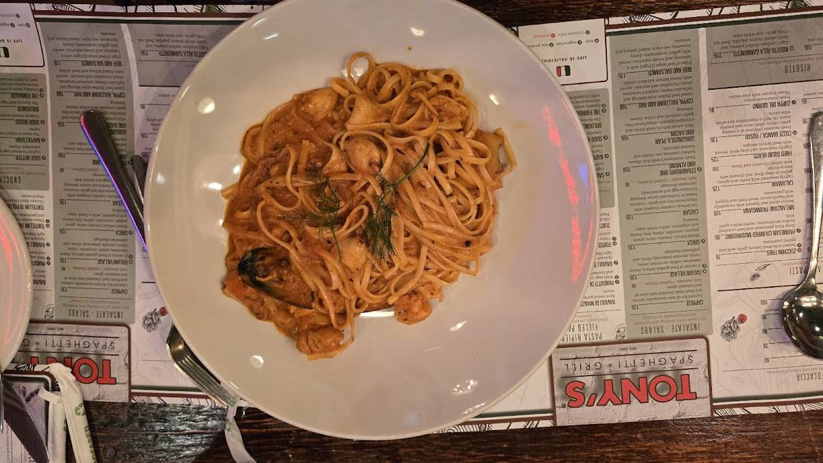 Menu at Tony's Spaghetti Grill restaurant, Randburg, Honey Crest Centre