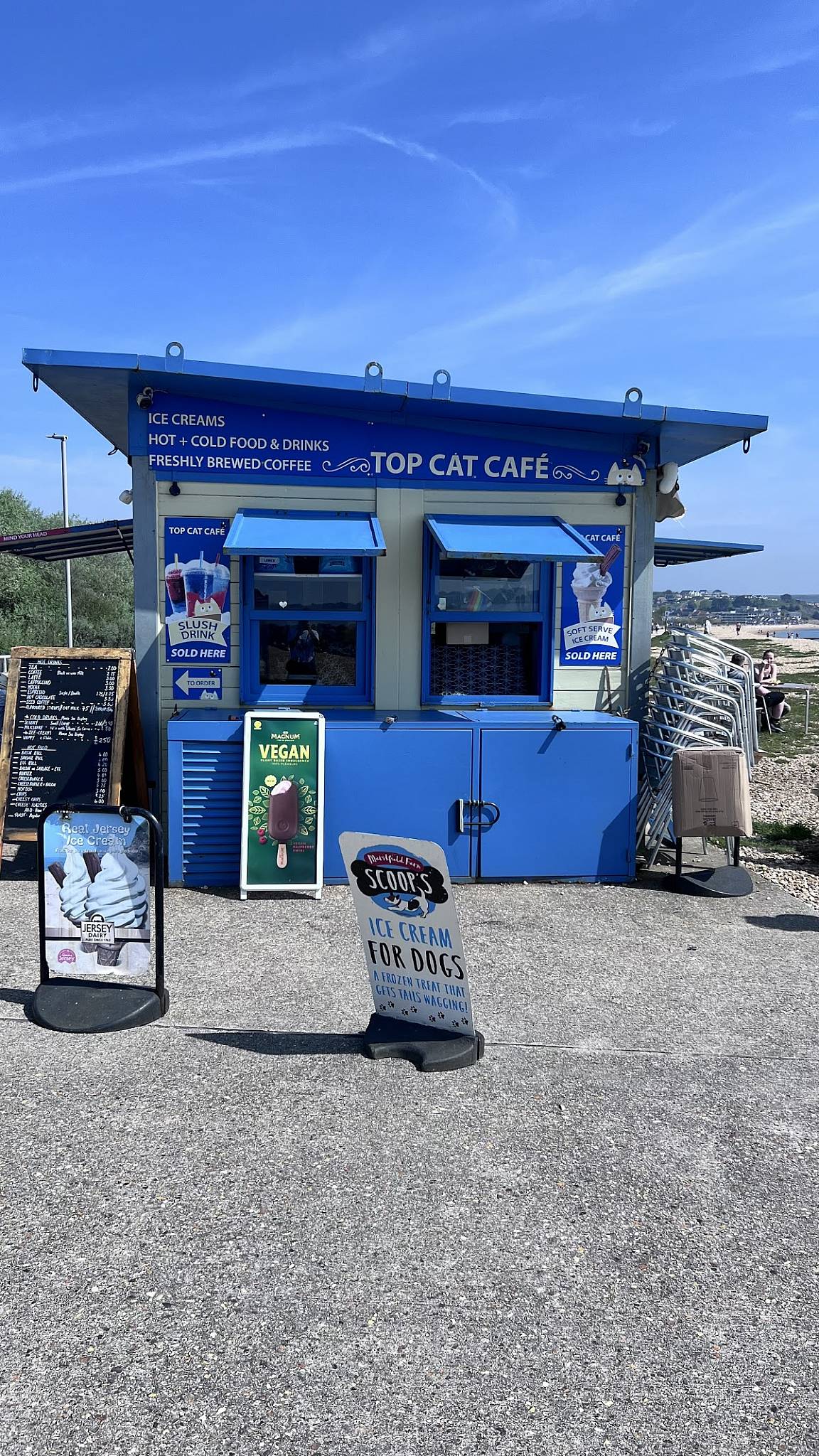 Menu at Top Cat Cafe, Weymouth