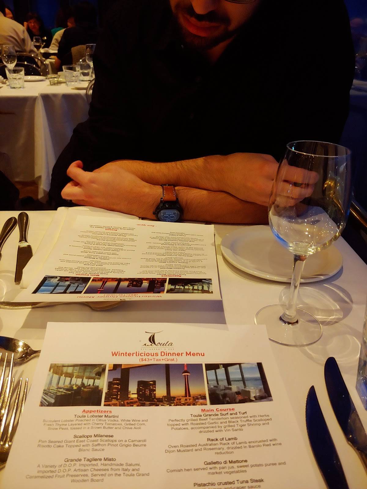 Menu at Toula Restaurant & Bar, Toronto