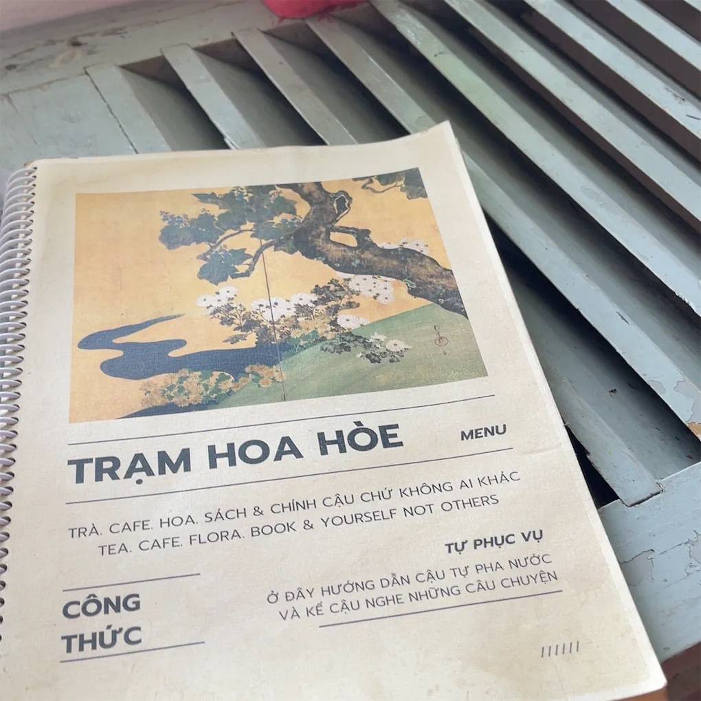 Menu at Trạm Hoa Hòe, Ho Chi Minh City