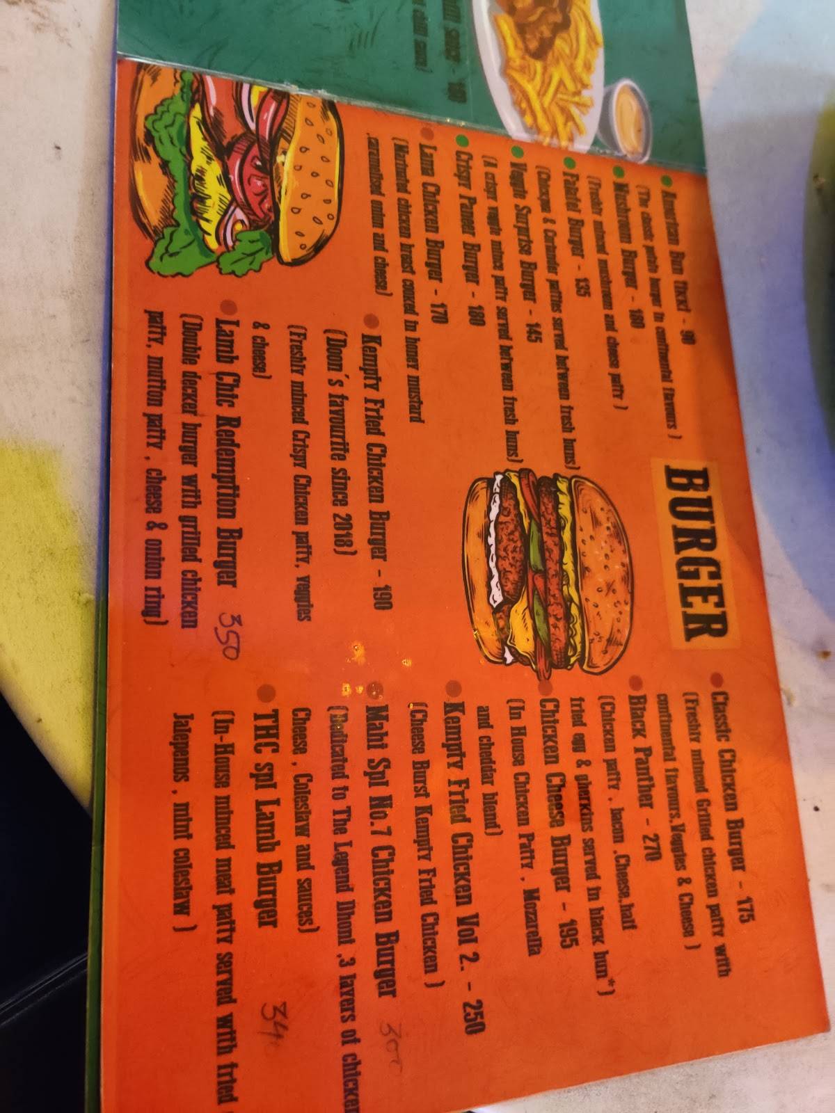 Menu at Truckers Halt Cafe, Dehradun, 152
