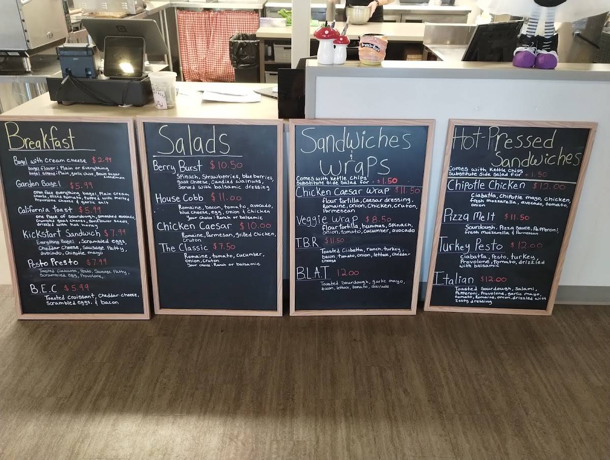 Menu at Tulsa Bone & Joint's Union Pines Cafe, Tulsa