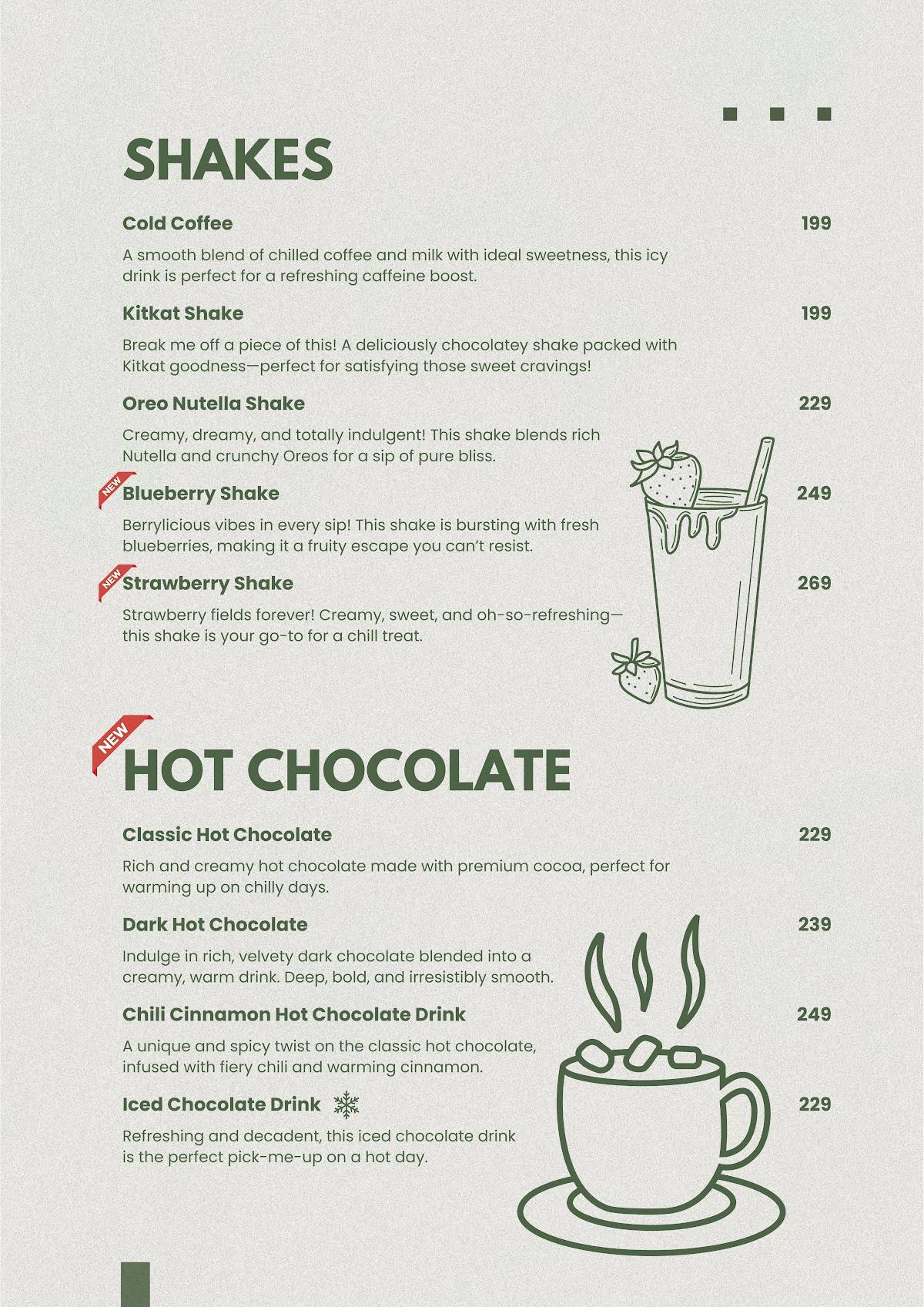 Menu at Two Hungry Stoners, Gurugram