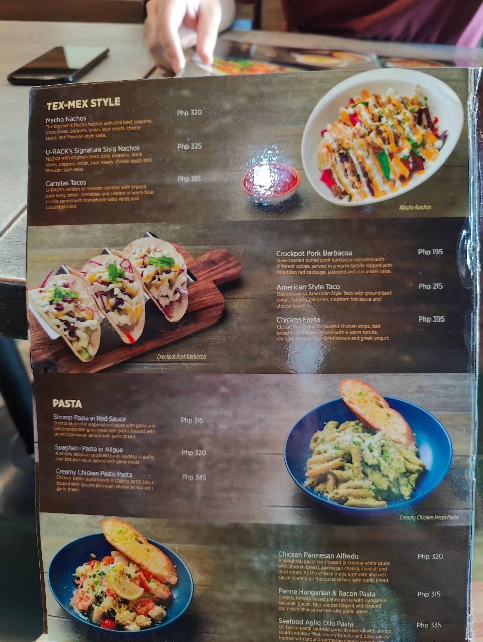 Menu at U-Rack Bar-B-Q & Wings, San Fernando