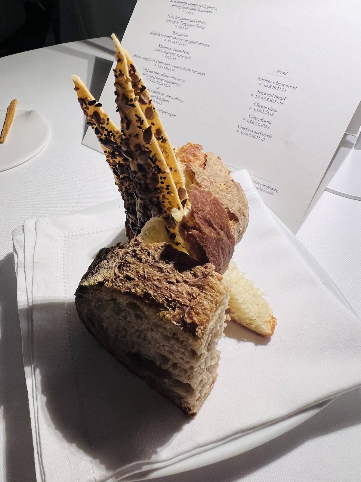 Carta del restaurante Uliassi, Senigallia