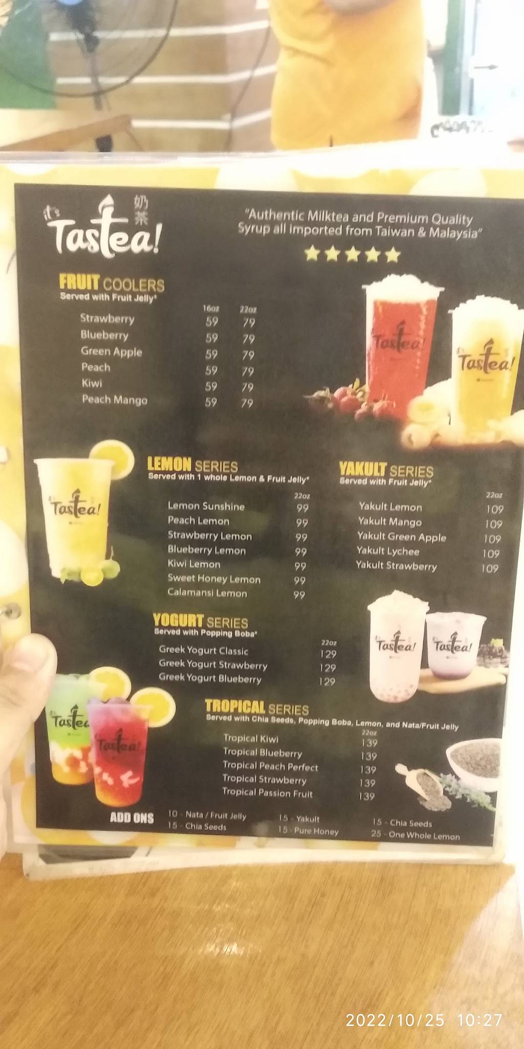 Menu at Ultra Wings restaurant, Quezon City