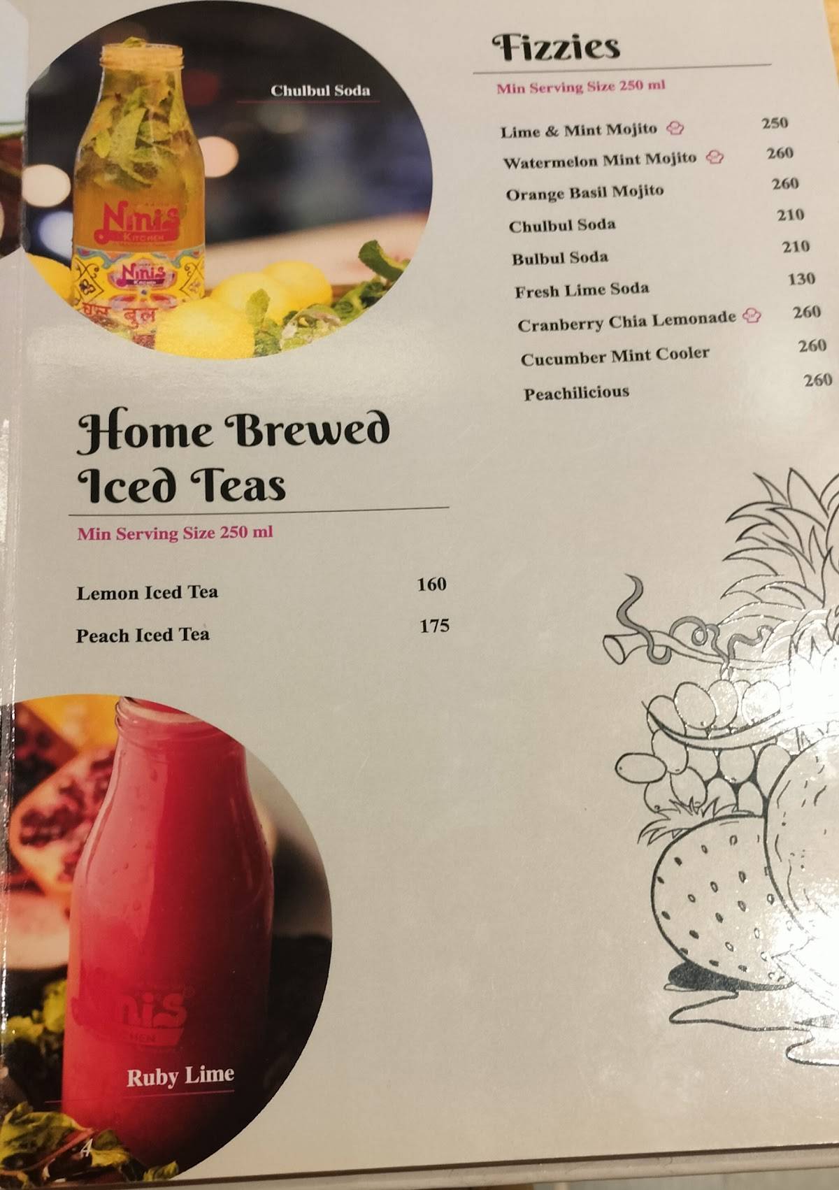 Menu at Nini's Kitchen - Vadodara, Vadodara