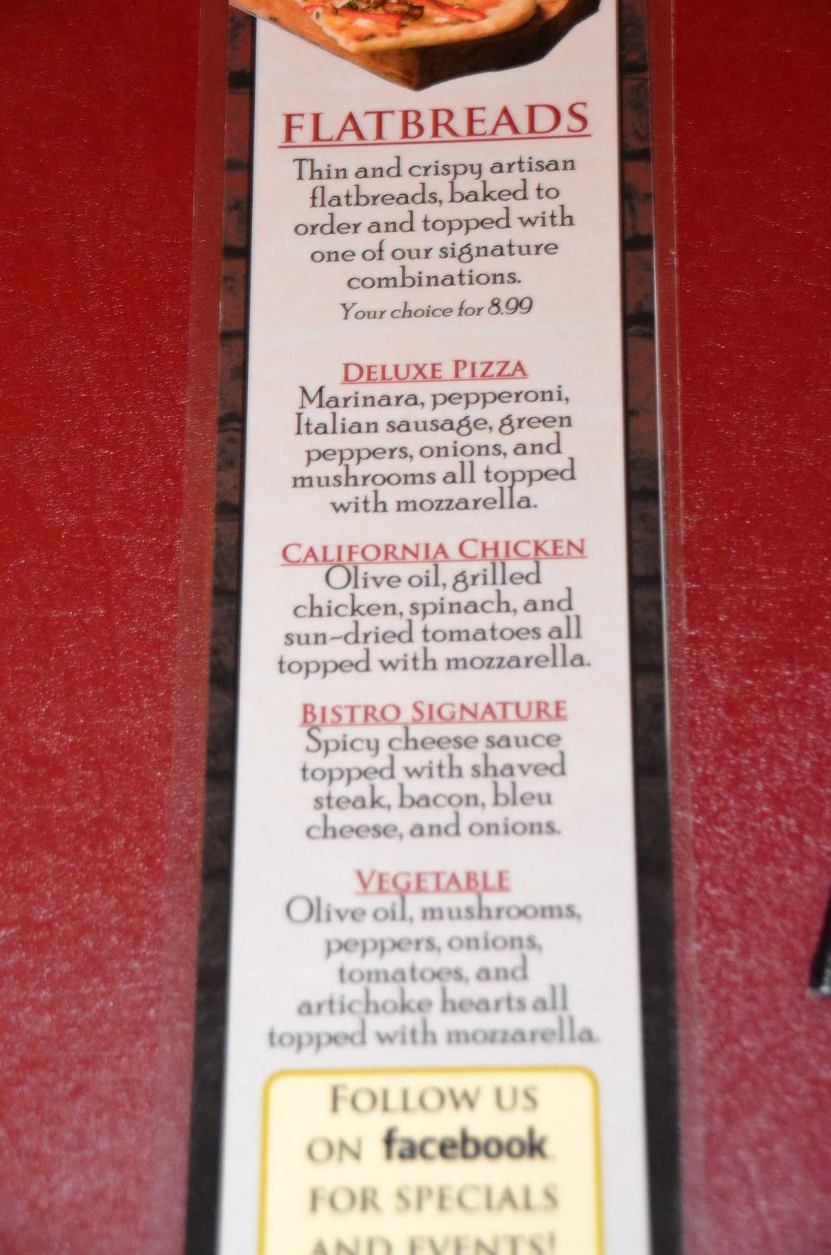 Menu at Black Swamp Bistro restaurant, Van Wert, 222 E Ct St