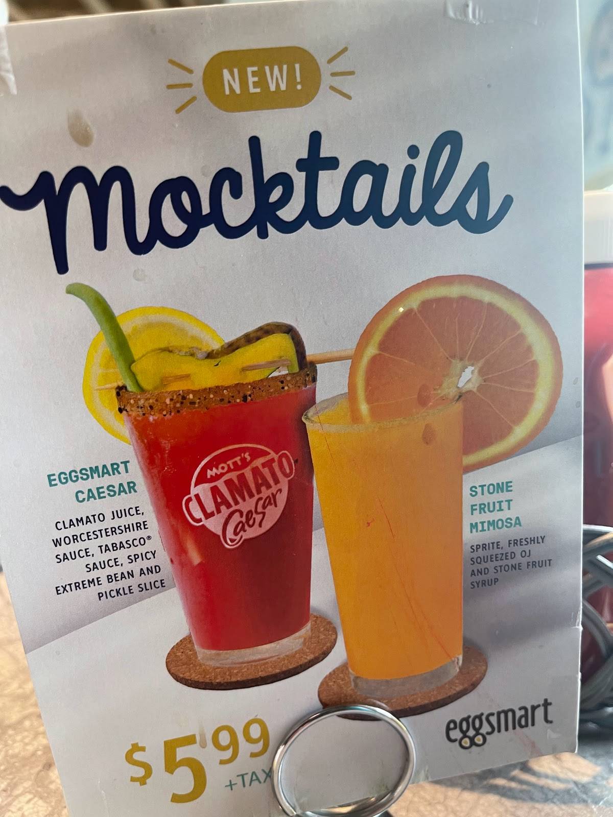 Menu at Eggsmart restaurant, Vaughan, 190 McNaughton Rd E