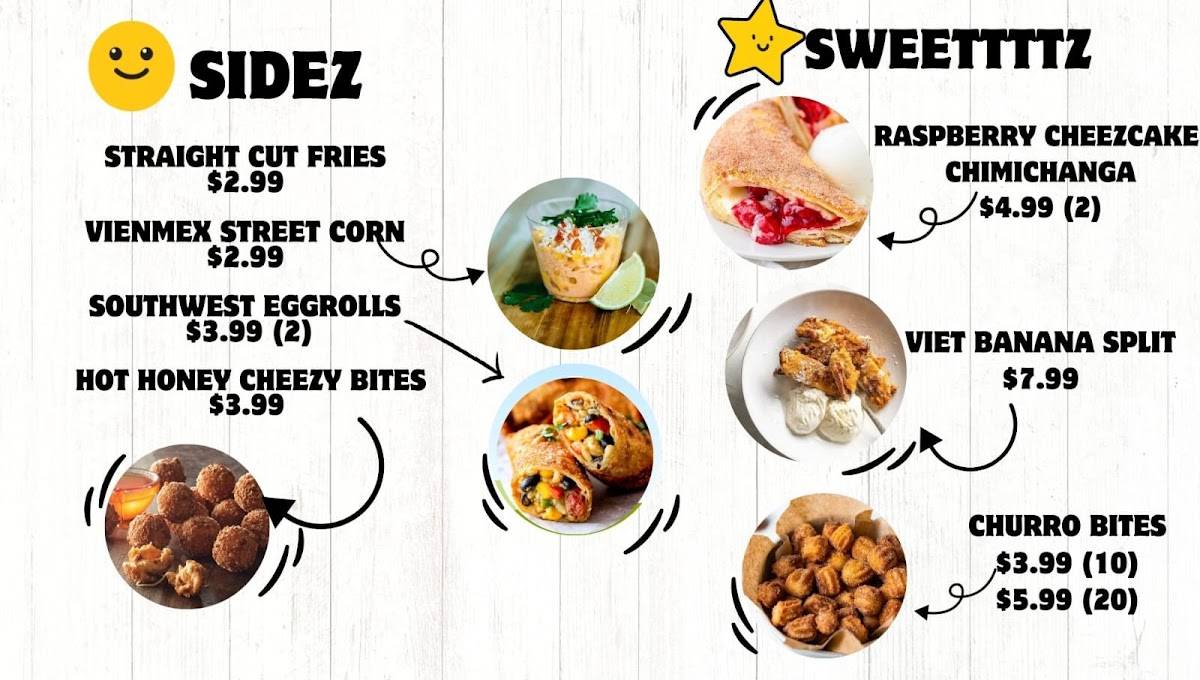 Menu at Vienmex - Asian Fusion Street Food restaurant, Lindale