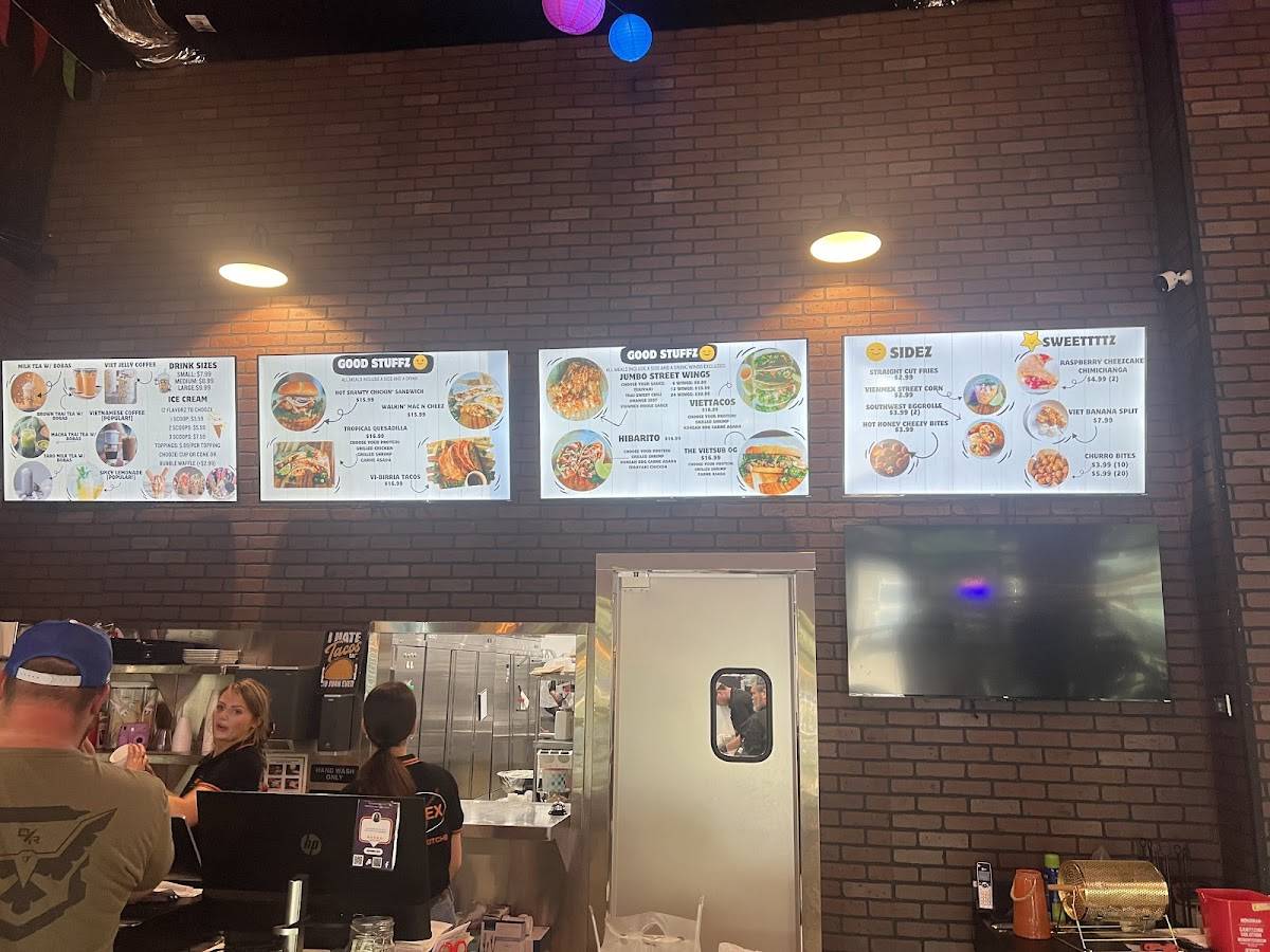 Menu at Vienmex - Asian Fusion Street Food restaurant, Lindale