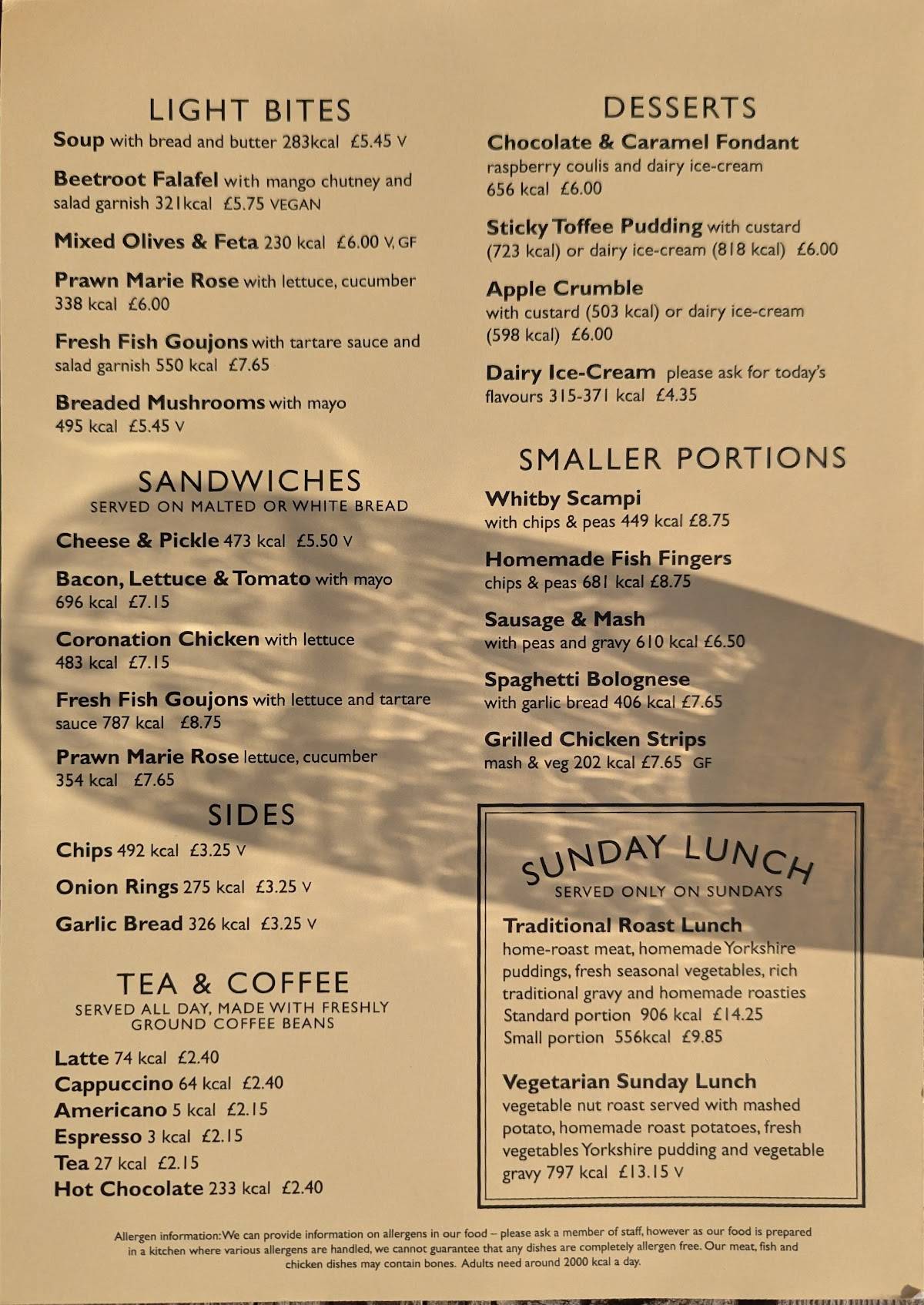 Menu at Vine Inn pub & bar, Altrincham