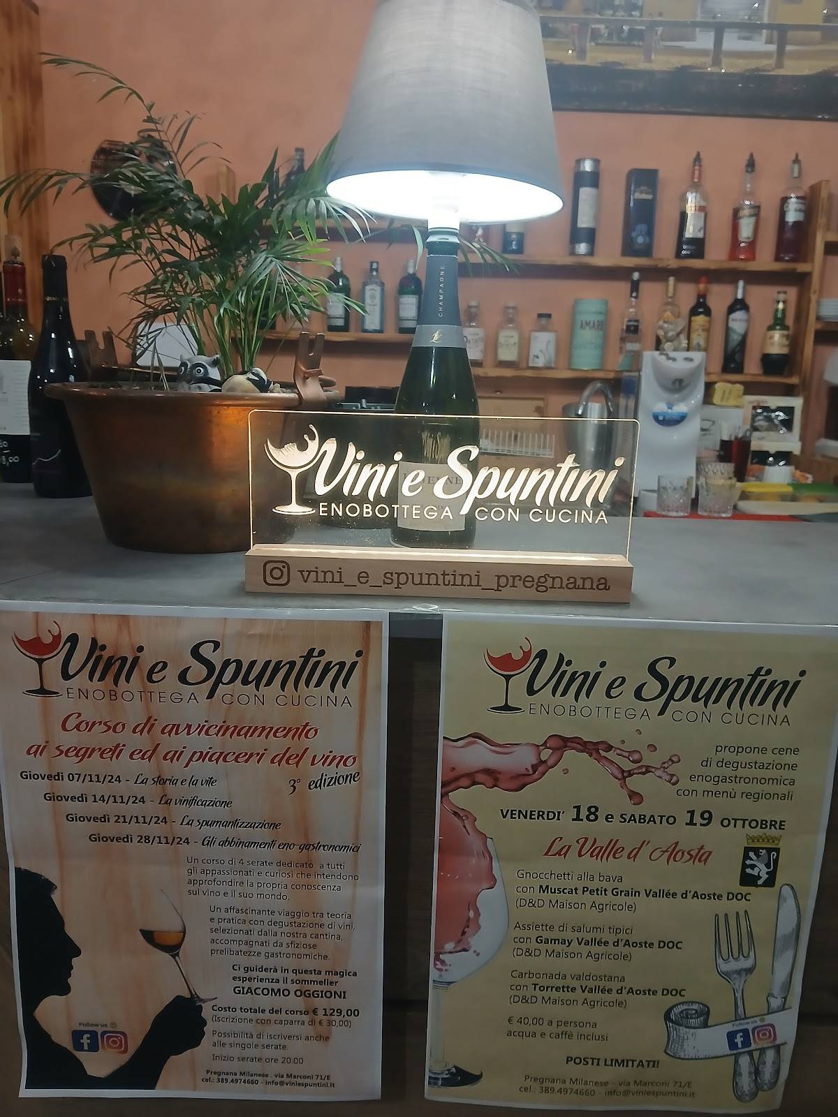 Menu at Vini e Spuntini pub & bar, Pregnana Milanese