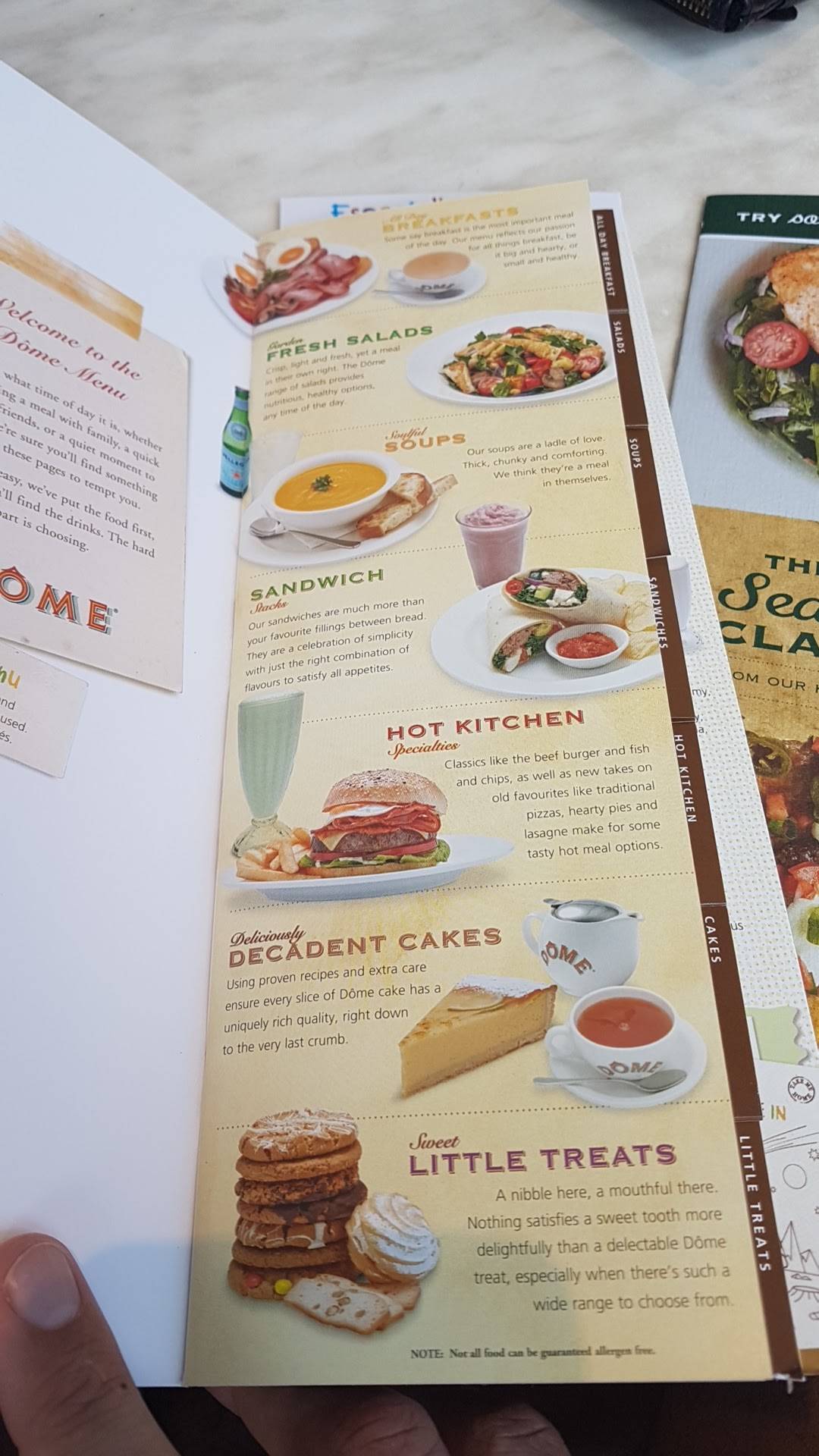 Menu at Dôme Café - Waikiki cafe, Waikiki, Shop 1
