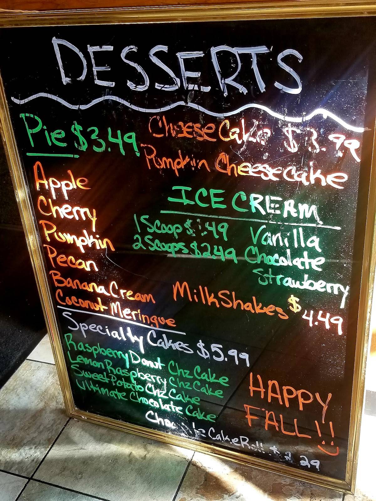 Menu at American Table Family Restaurant, Washington