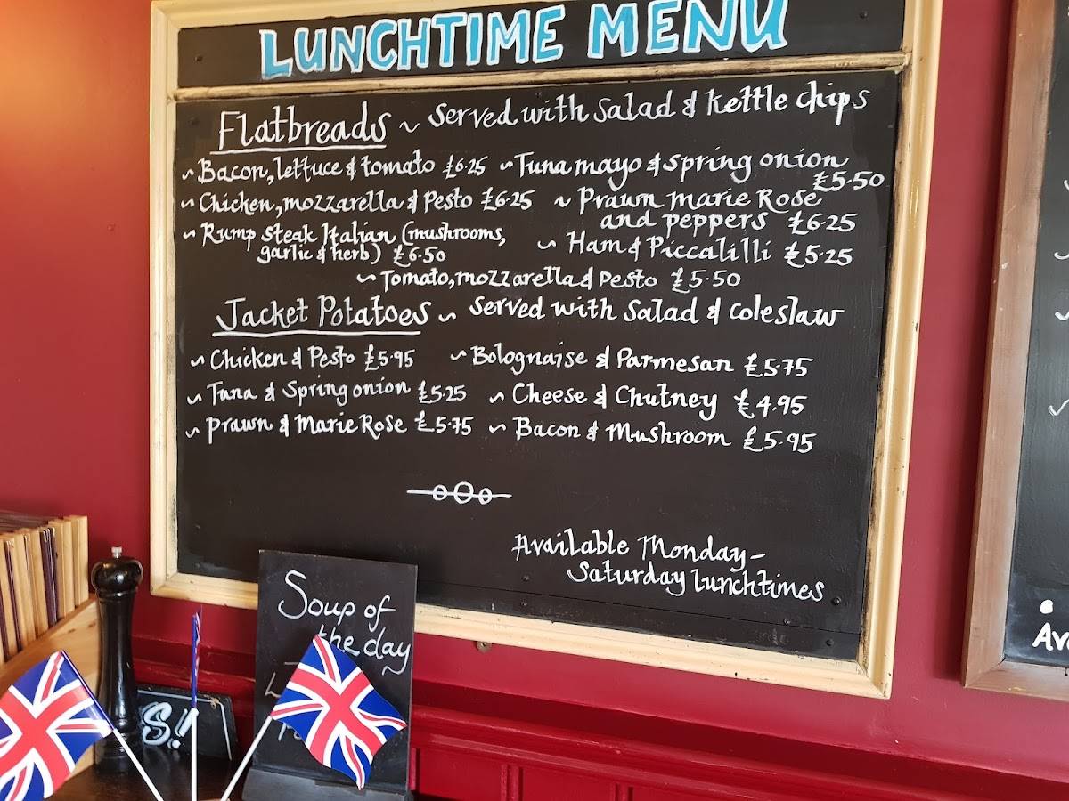 Menu at The Windsor Castle pub & bar, Weston-super-Mare