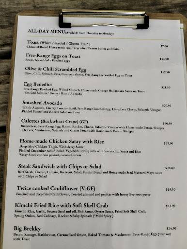 Menu at Whisked the Right Wei Lathlain cafe, Lathlain