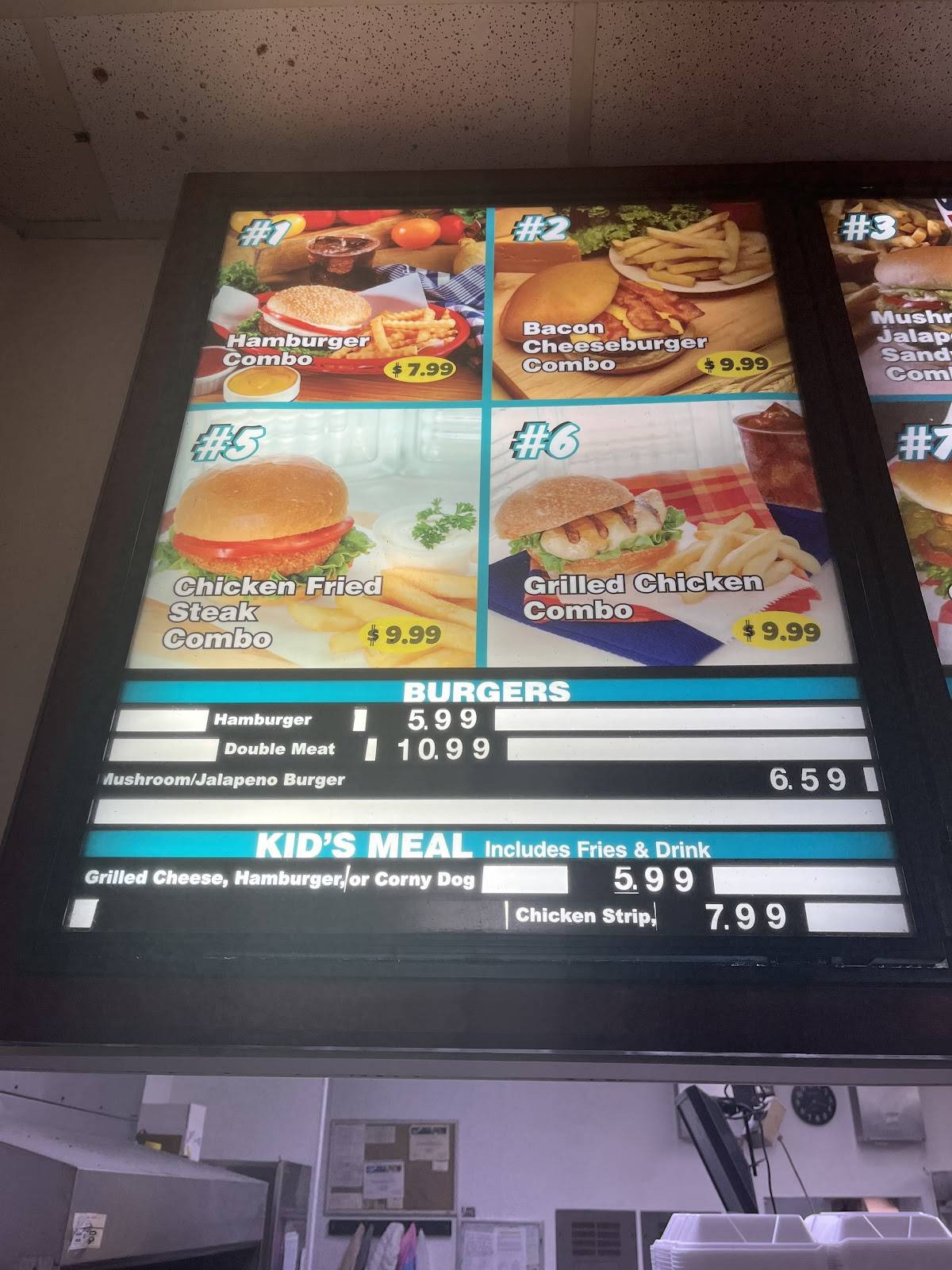 Menu at Corby's Grill pizzeria, Whitewright, Beasley Blvd