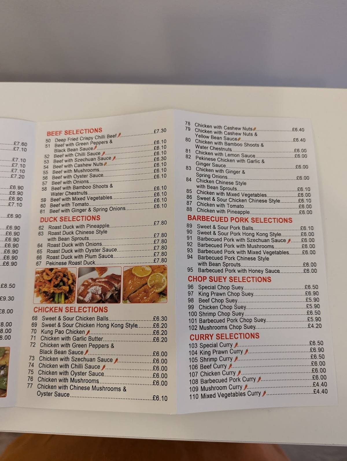 Menu at Wing Hing Chinese fast food, Wickford, 310 Southend Rd