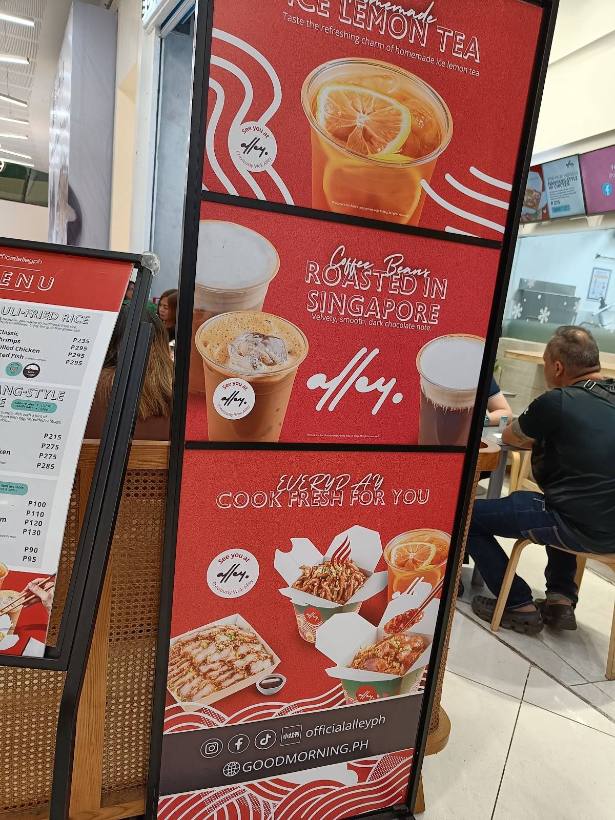 Carta del restaurante Wok Alley - SM Mall of Asia, Pasay