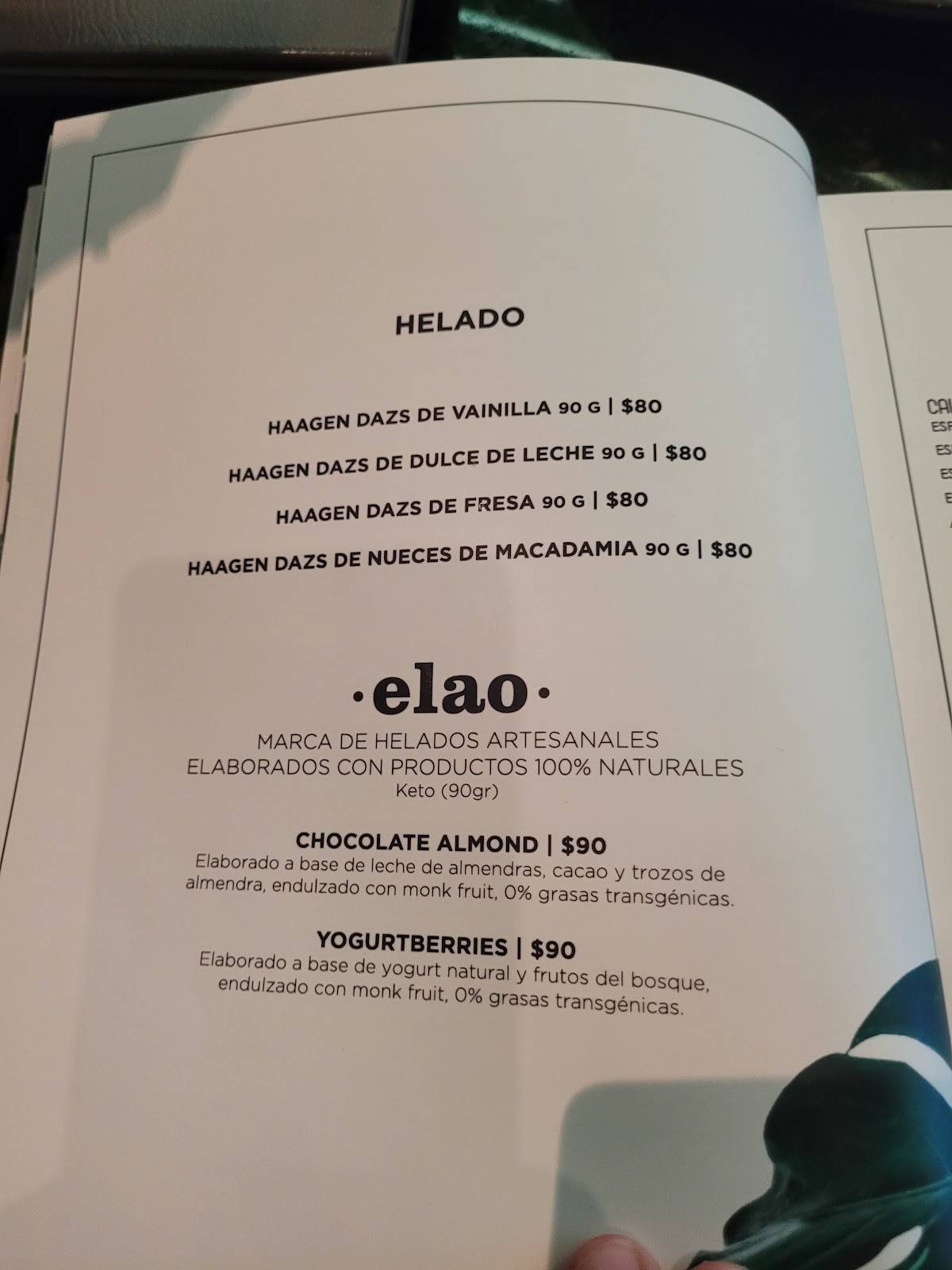 Carta del restaurante Inanna Rooftop, Xalapa Enríquez, Principal 4