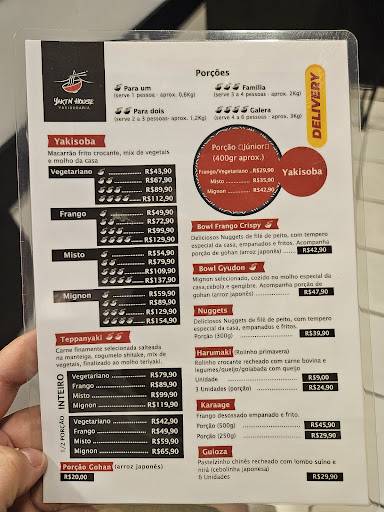 Menu em Yaki'N House Yakisobaria, Curitiba
