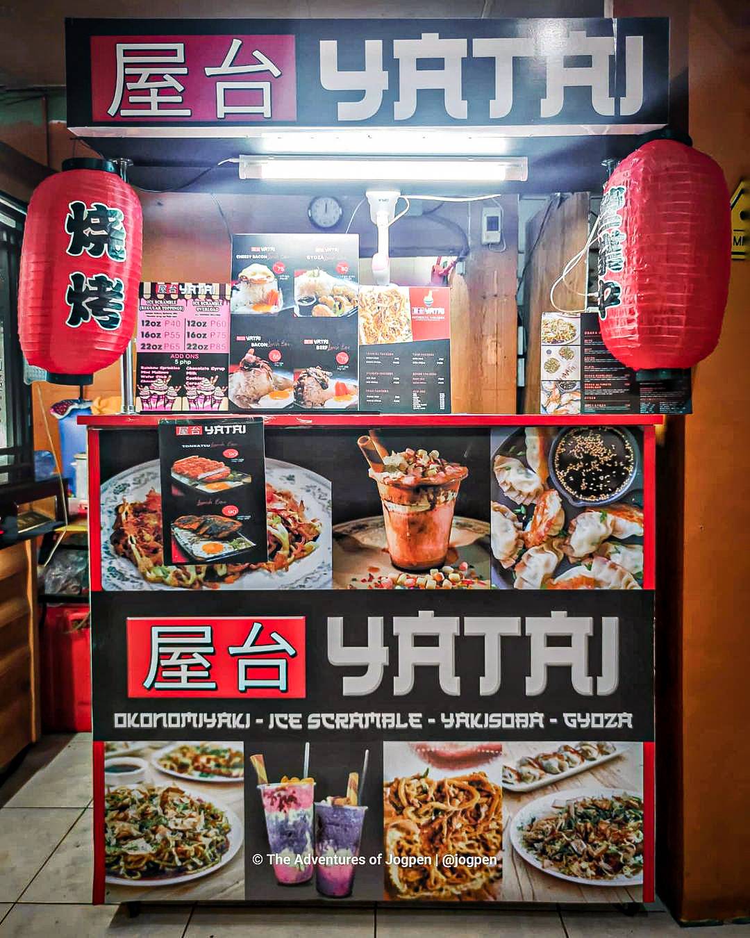 Menu at Yatai Okonomiyaki and Ice Scramble - Tejeros, MakatiBranch ...