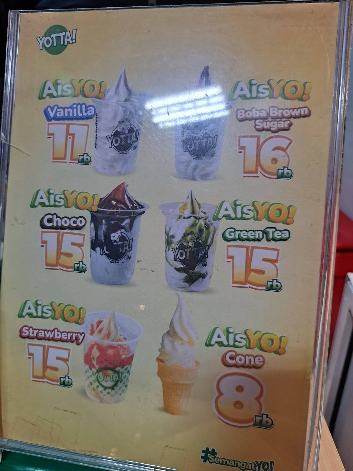 Carta del café Yotta - Maros, Indonesia