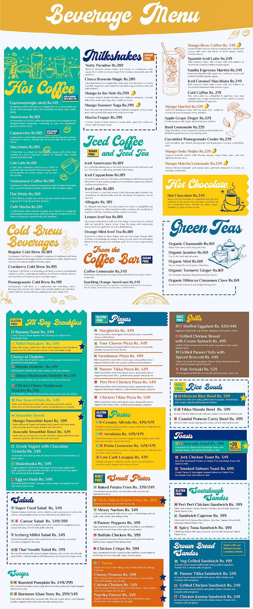 Menu at Yummy Bee Kokapet - Delicious, Sugar Free Gluten free Cakes ...