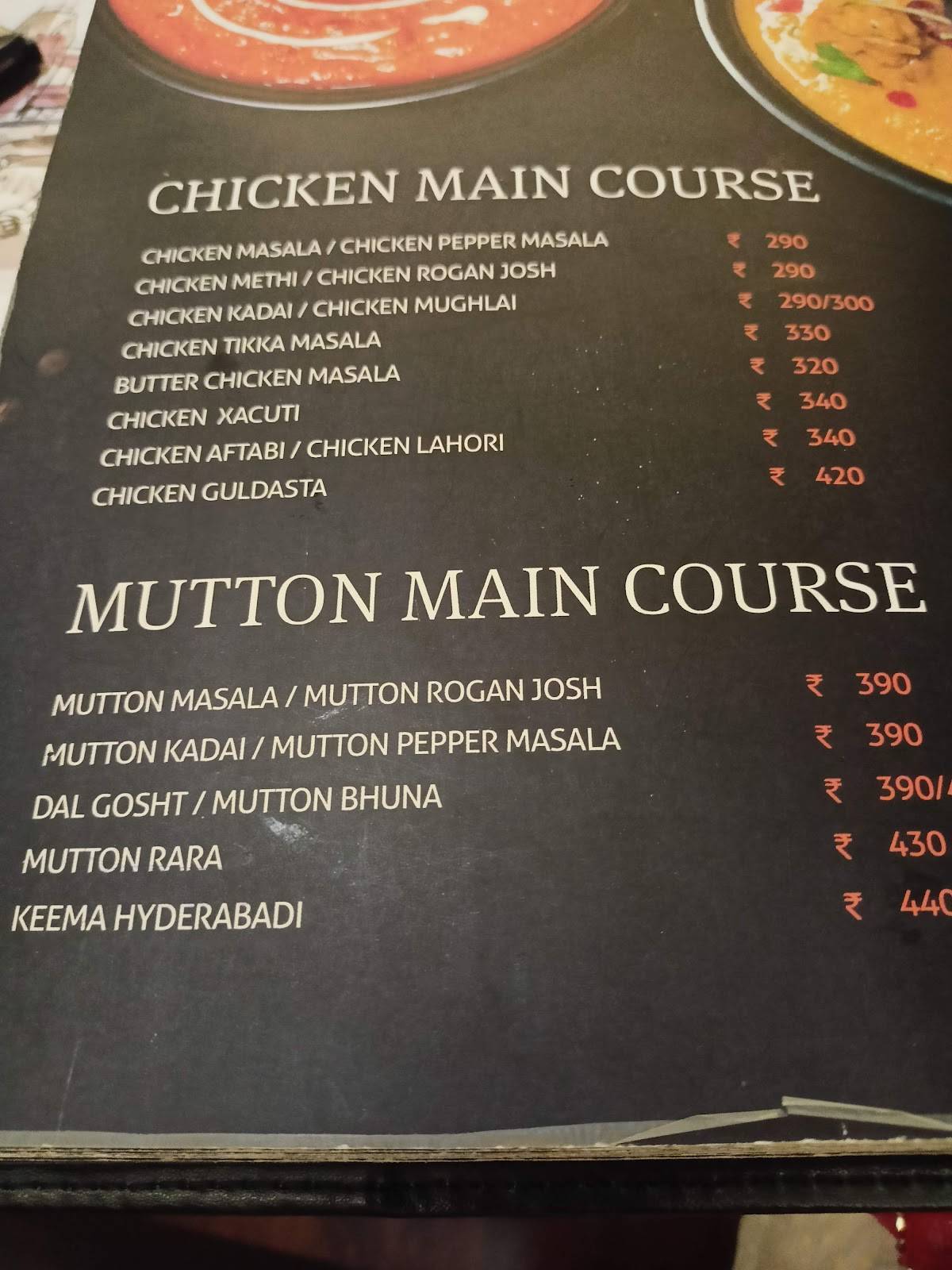 Menu at Zaitoon Restaurant, Velachery, Chennai, 362
