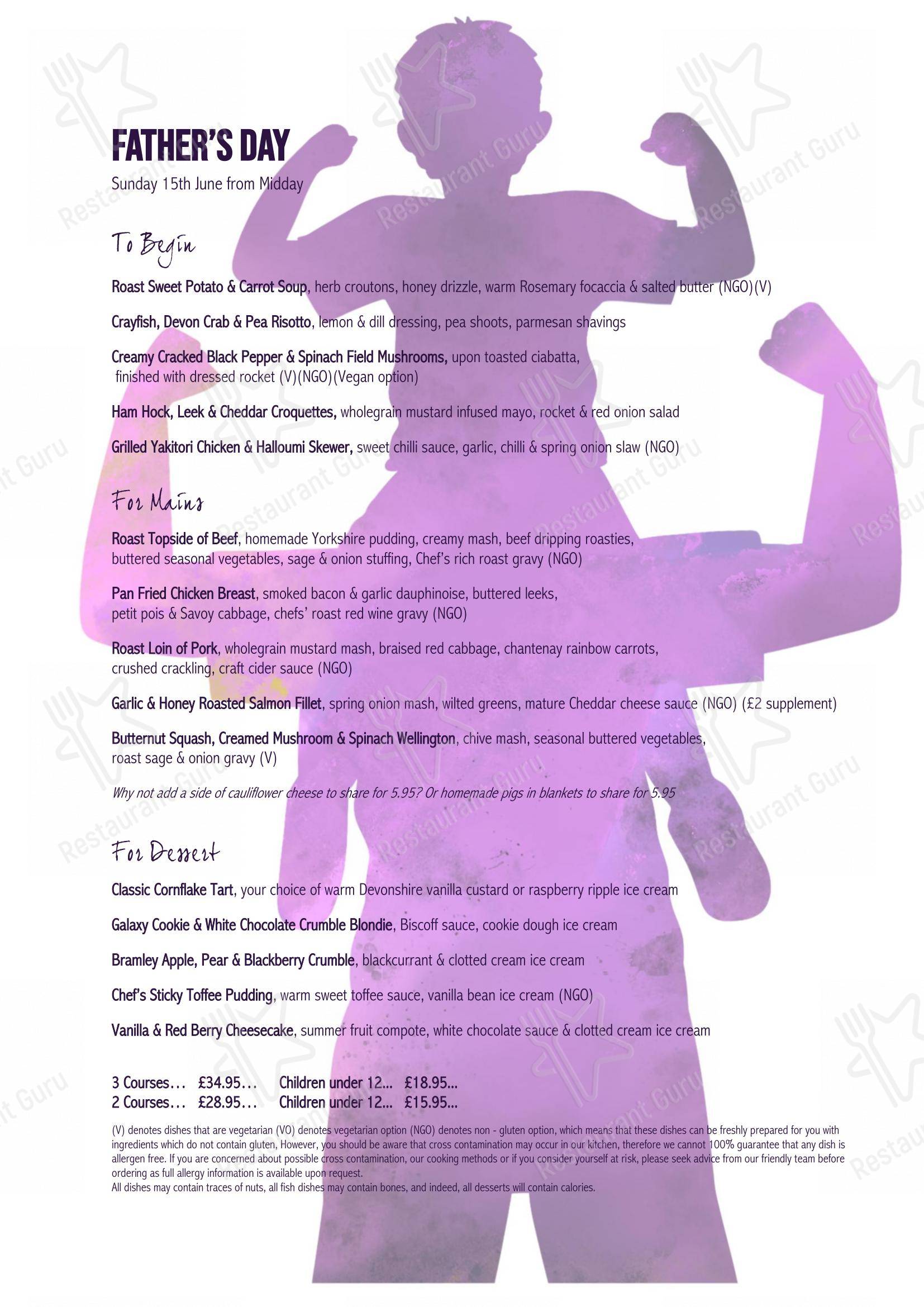 Menu at andwhynot pub & bar, Mansfield