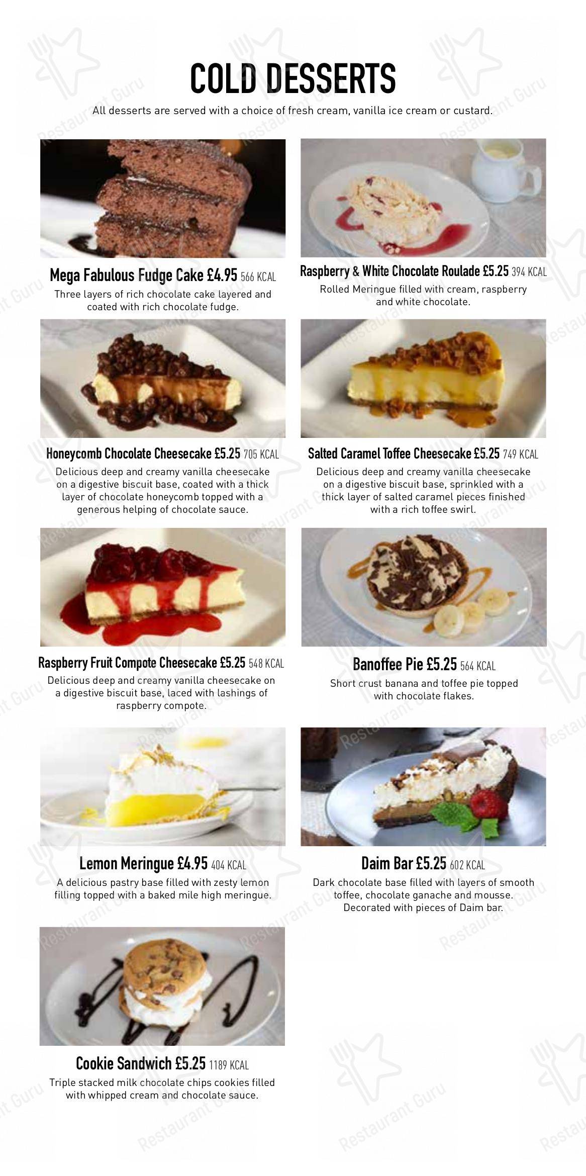 Menu at Pastures Lodge - Mexborough pub & bar, Mexborough, Pastures Lodge