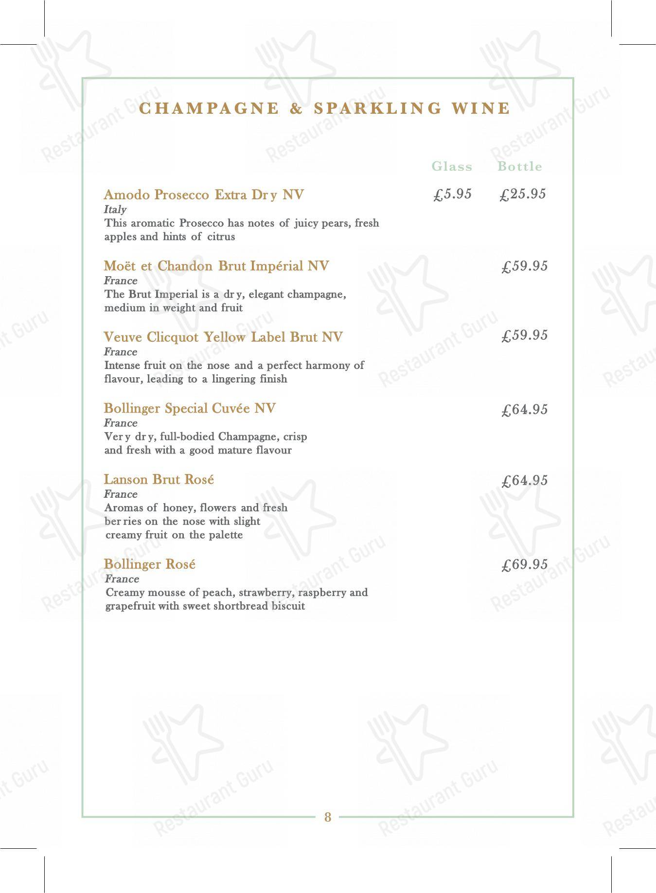Menu at The Lewisham Bar & Restaurant, West Bromwich