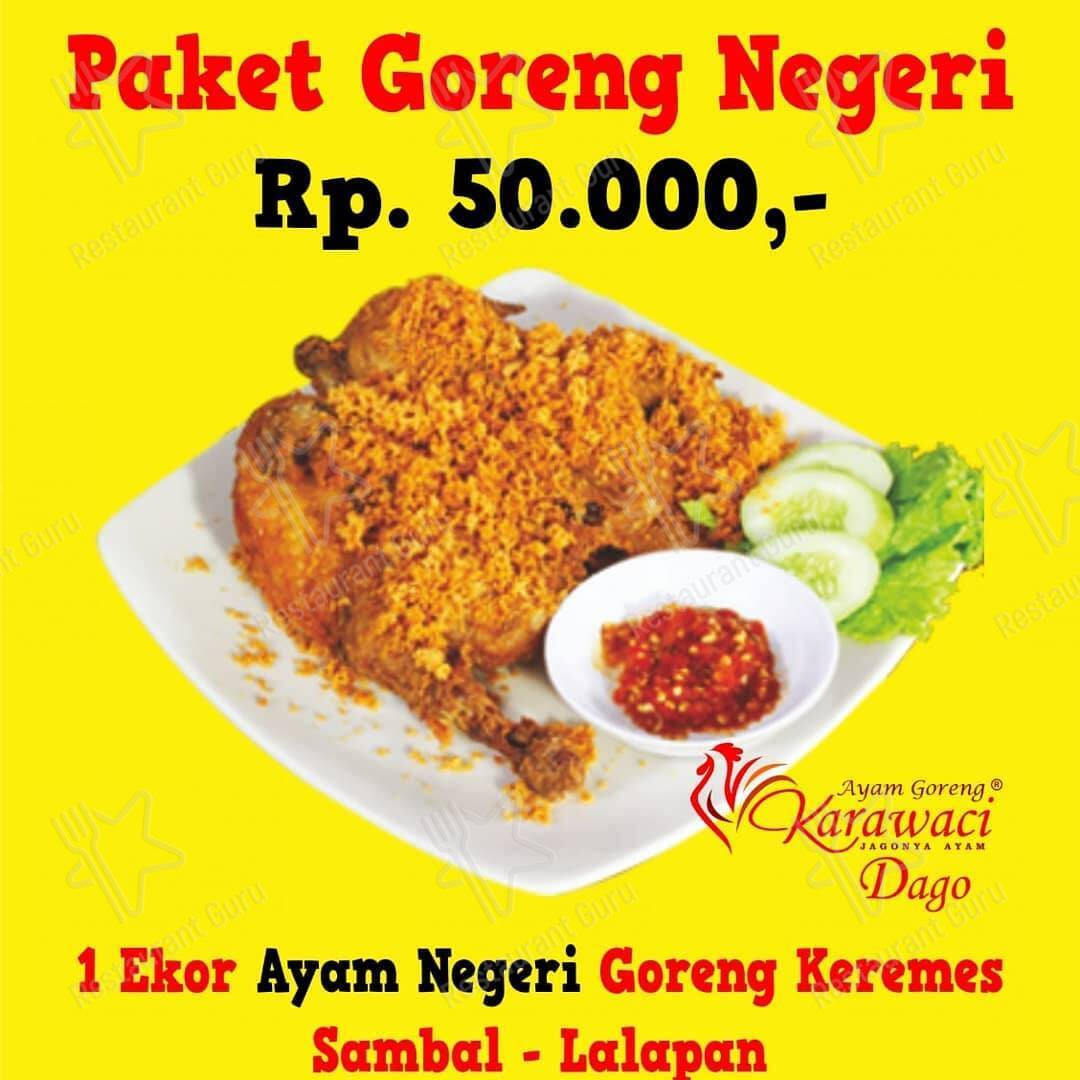 Menu at Ayam Goreng Karawaci BBQ, Bandung, Jln. Ir. H. Djuanda