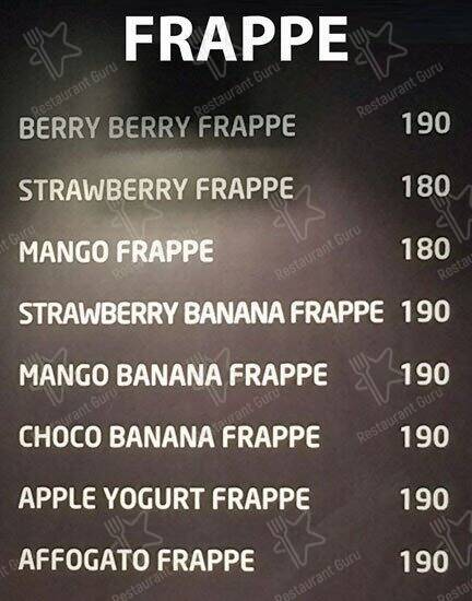 Menu at Cafe Berry, Cebu City, Central Bloc