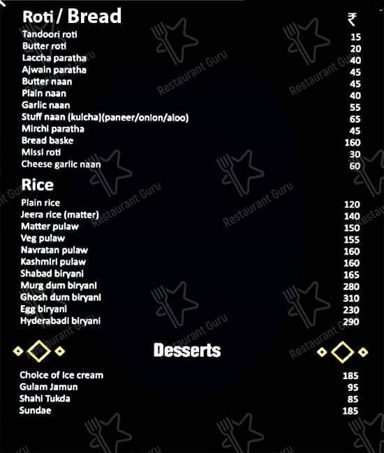 Menu at Knock Knock Cafe, Lucknow, Kapoorthala road