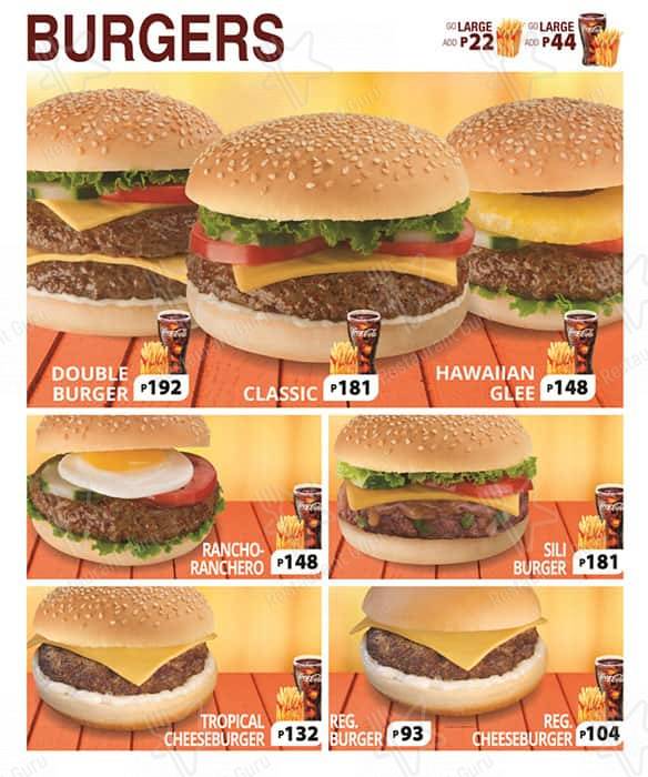 Menu at Tropical Hut. restaurant, Cainta, 3f Felix Ave